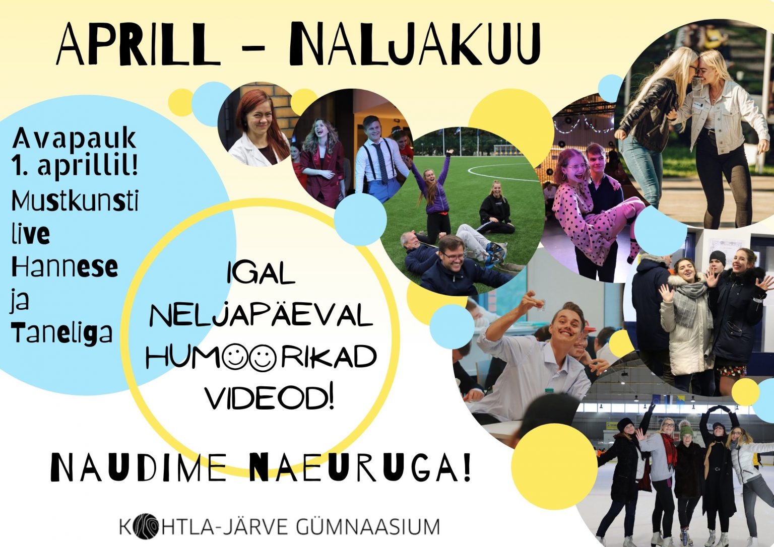 Aprillikuu – naljakuu – Kohtla-Järve Gümnaasium